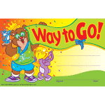 Way To Go Certificates - Speech Corner