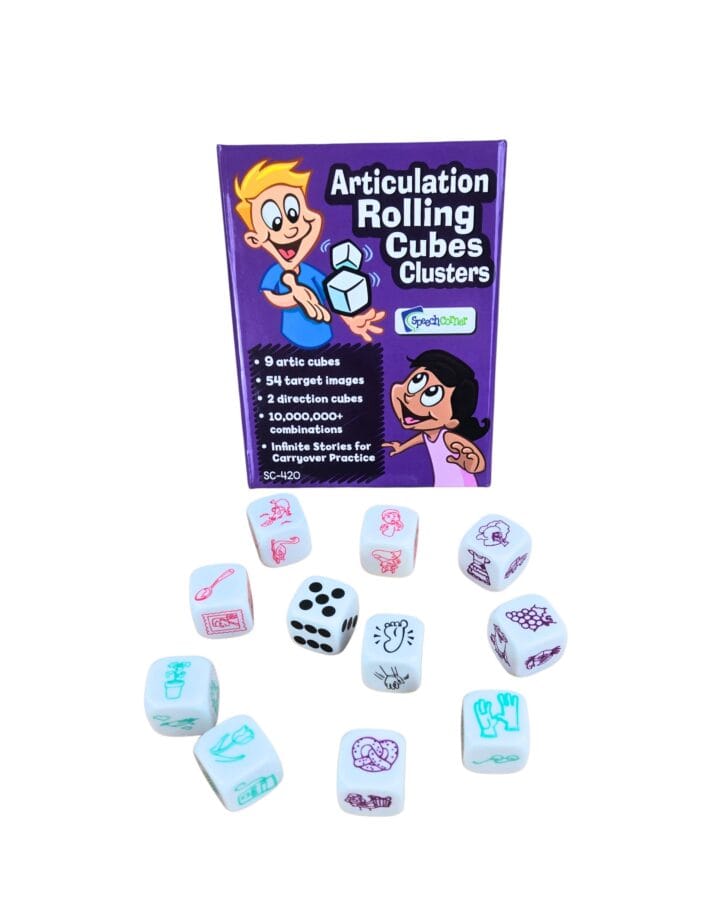 Articulation Rolling Cubes Clusters - Speech Corner