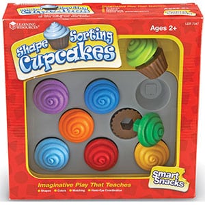 Shape Sorting Cupcakes - Speech Corner