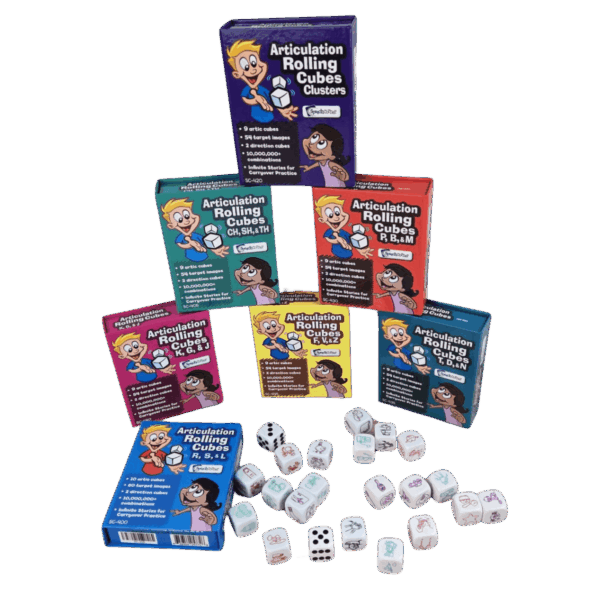 Articulation Rolling Cubes F/V/Z - Speech Corner