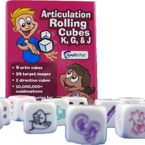 Articulation Rolling Cubes K/G/J - Speech Corner