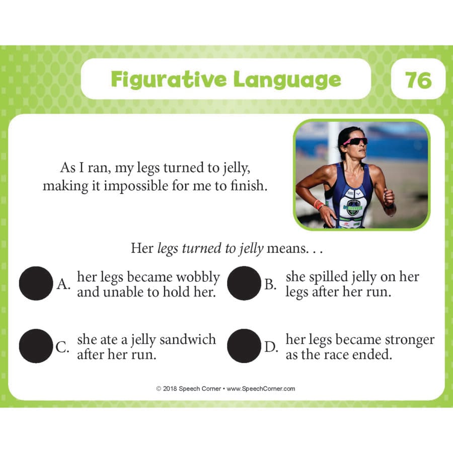 Spot On! Figurative Language - Speech Corner