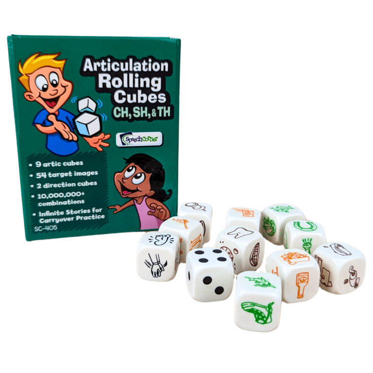 Double Dice Articulation CH, SH, & TH - Speech Corner