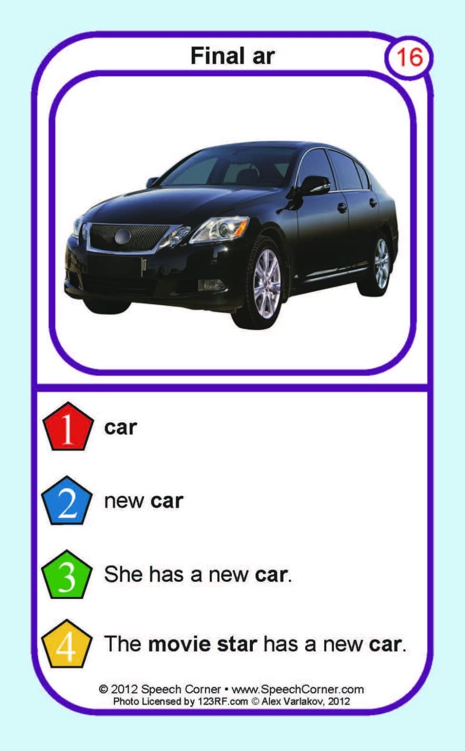 R Articulation Double Dice Add-On Deck - Speech Corner