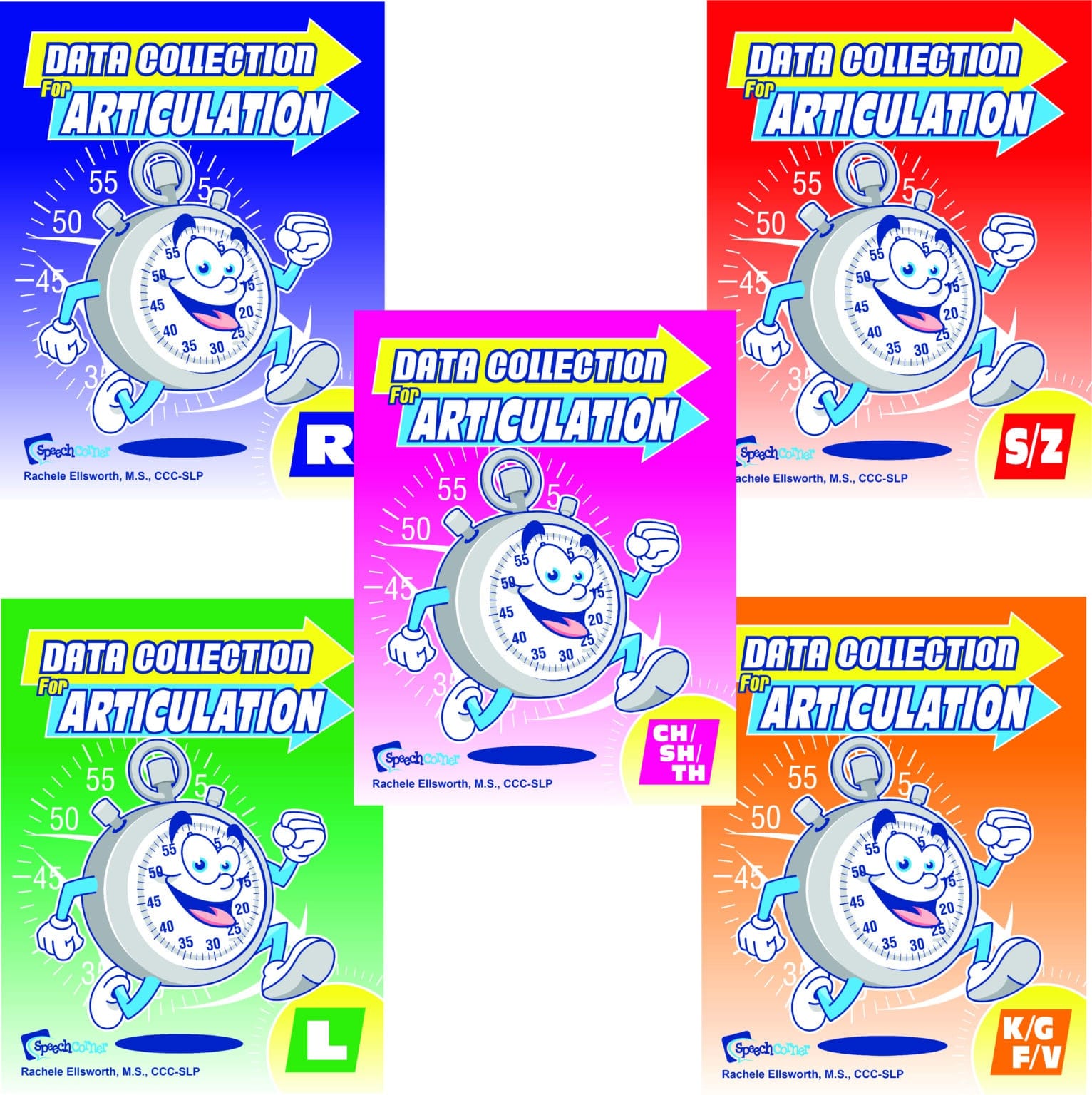 Data Collection For Articulation - CH/SH/TH Workbook - Speech Corner