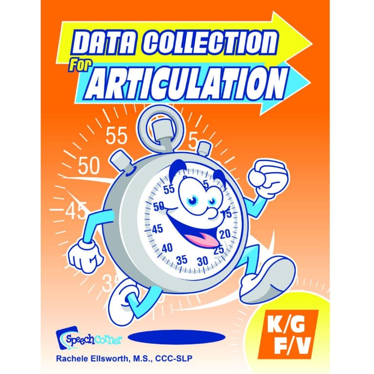 Data Collection For Articulation - K/G/F/V Workbook - Speech Corner