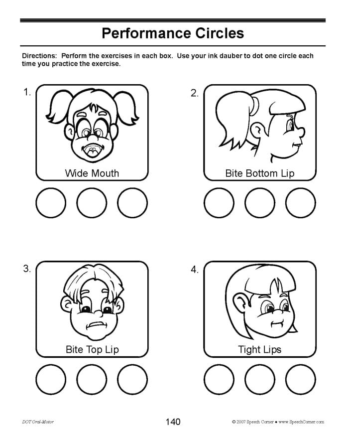 Dot Oral Motor - Speech Corner