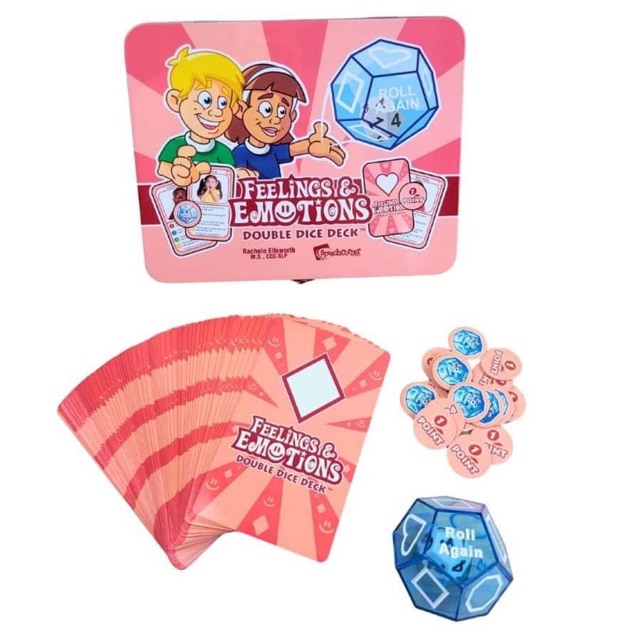 Feelings And Emotions Double Dice Deck - Speech Corner