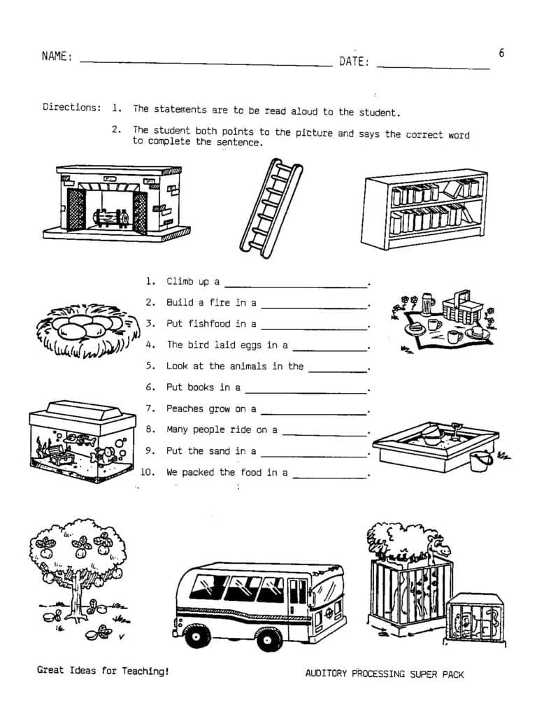 Auditory Processing Super Pack - Speech Corner