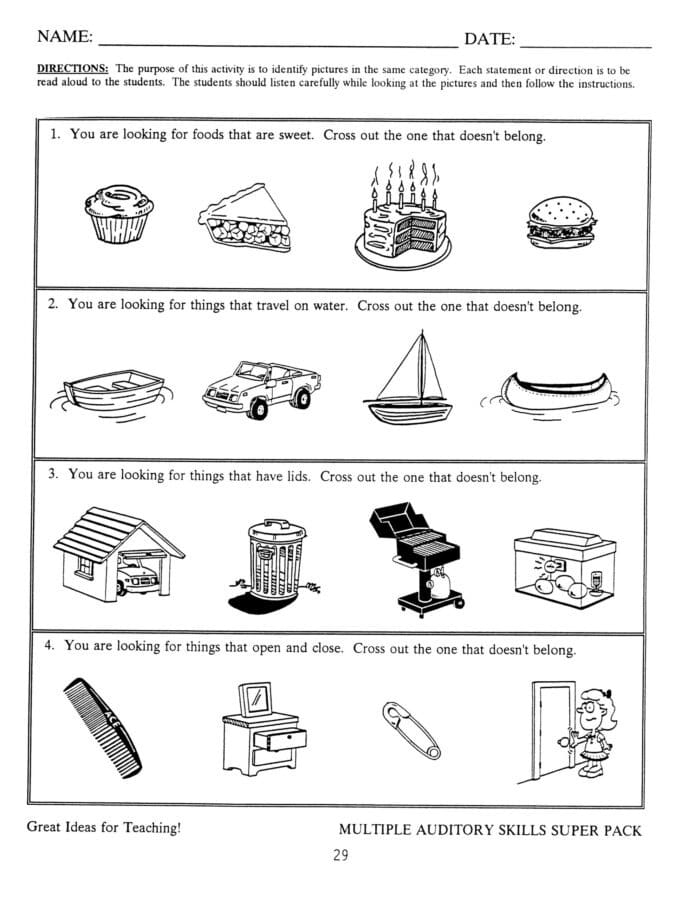 Multiple Auditory Skills Super Pack - Speech Corner