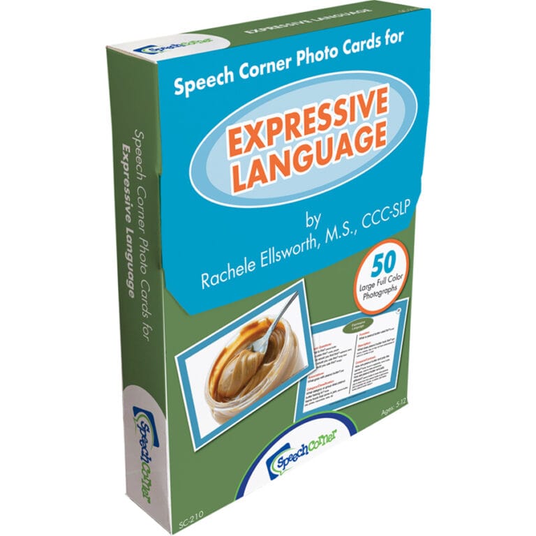 Expressive Language - Speech Corner Photo Cards - Speech Corner