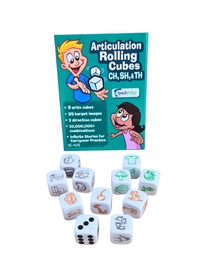Articulation Rolling Cubes Ch/Sh/Th - Speech Corner