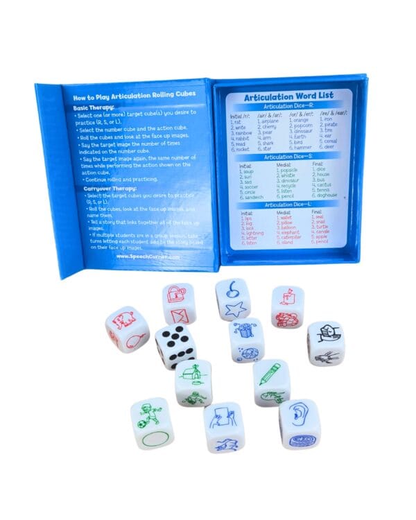 Articulation Rolling Cubes R/S/L - Speech Corner