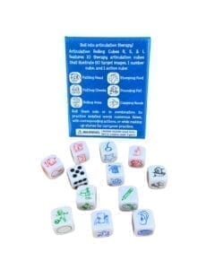 Articulation Rolling Cubes R/S/L - Speech Corner