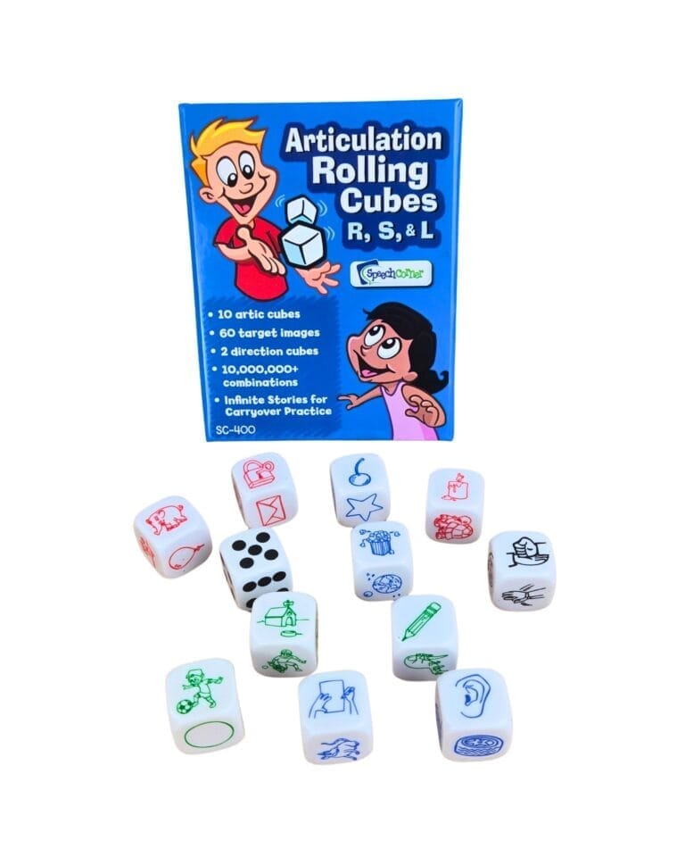 Articulation Rolling Cubes R/S/L - Speech Corner