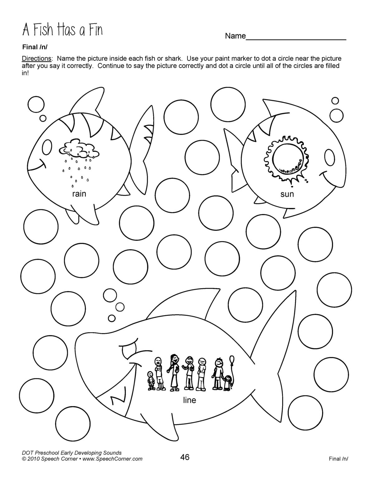 Dot Preschool Early Developing Sounds - Speech Corner