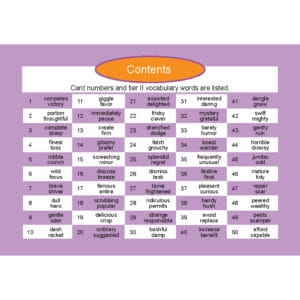 Context Clues for Tier II Words-Elementary - Speech Corner Photo Cards ...