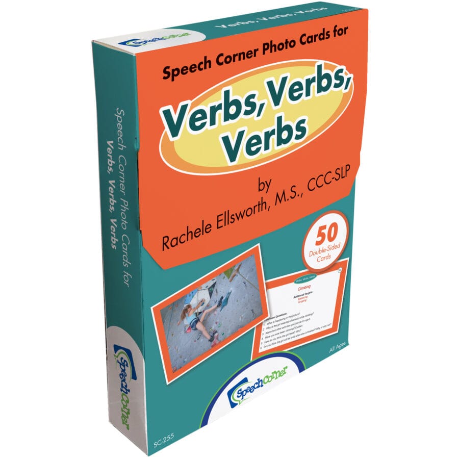 Verbs, Verbs, Verbs - Speech Corner Photo Cards - Speech Corner