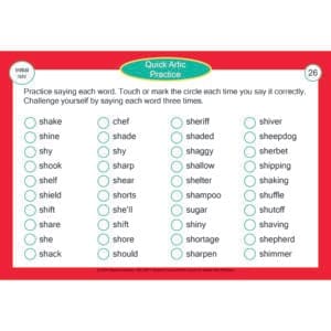Quick Artic Practice - Speech Corner Photo Cards - Speech Corner