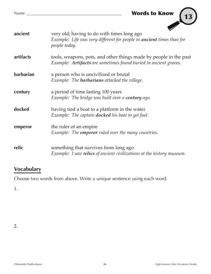 High-Interest Mini Mysteries - Speech Corner