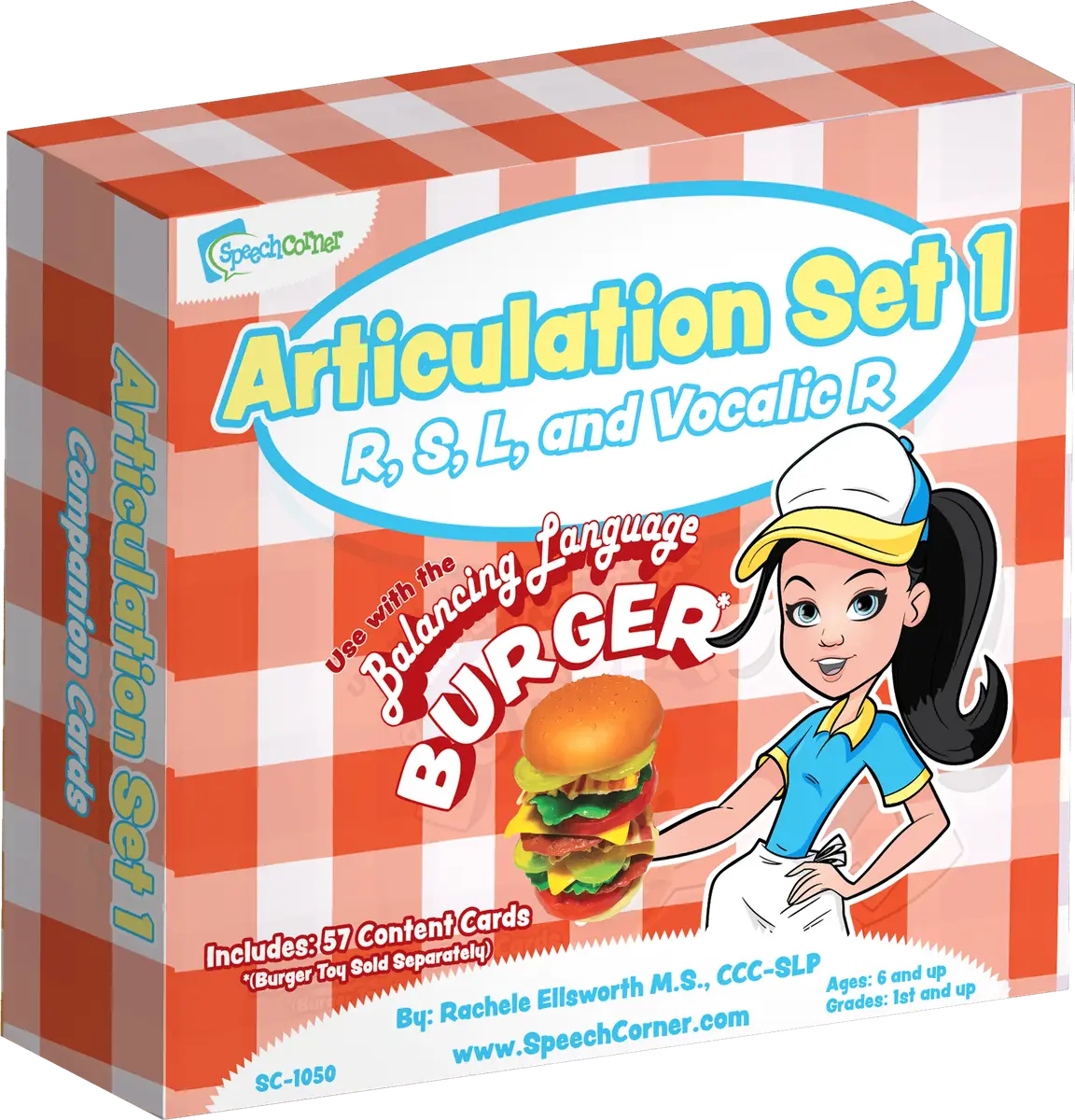 Balancing Burger Articulation Companion Cards Set #1: R, S, L, and ...