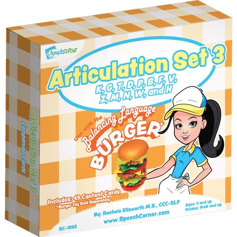 Articulation Rolling Cubes T/D/N - Speech Corner