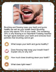 Donut Dilemma - How's Your Comprehension? Companion Cards - Speech Corner