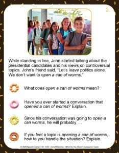 Donut Dilemma - Companion Card Bundle (SC-1105, 1115, 1120) - Speech Corner