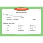 Using Adjectives to Describe - Speech Corner Photo Cards - Speech Corner