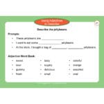 Using Adjectives to Describe - Speech Corner Photo Cards - Speech Corner