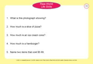 Real-World Life Skills - Speech Corner Photo Cards - Speech Corner