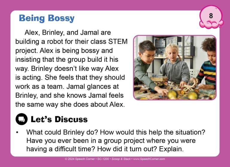 Scoop & Stack - A Yummy Social-Emotional Learning Game - Speech Corner