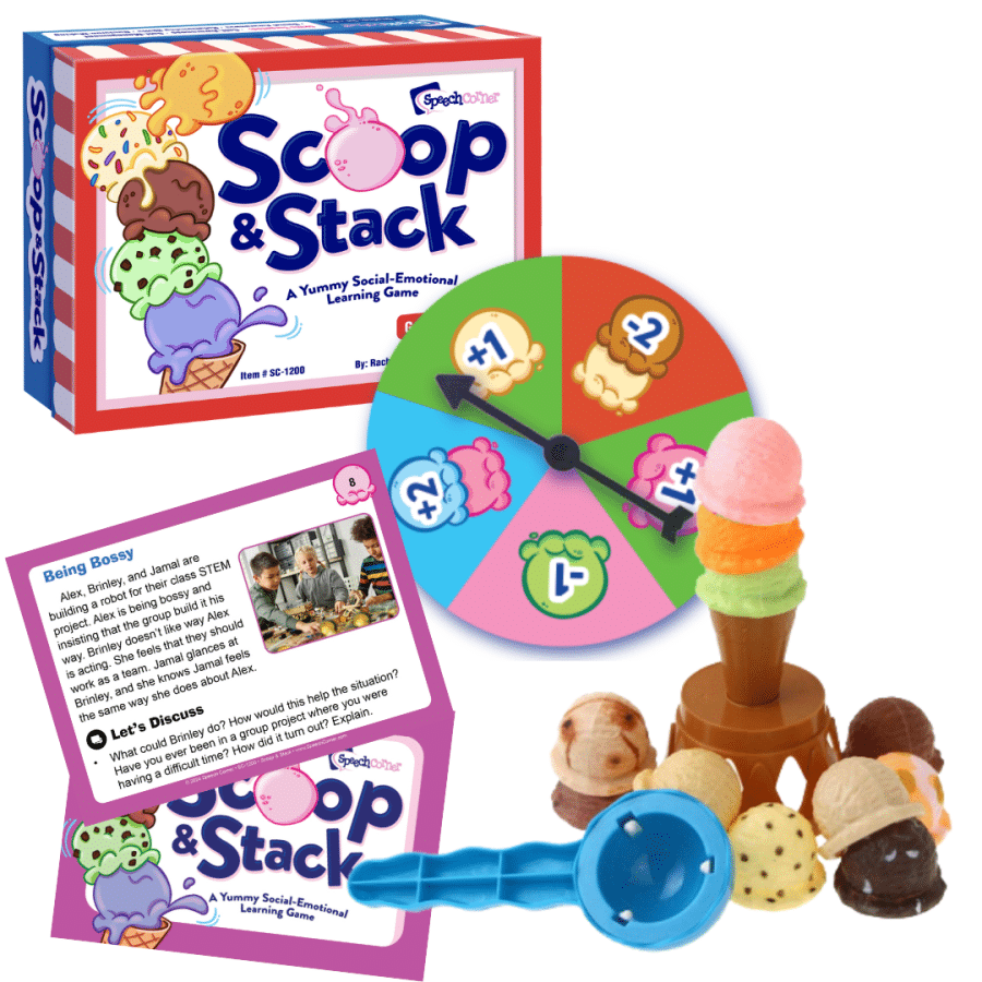 Scoop & Stack - A Yummy Social-Emotional Learning Game - Speech Corner
