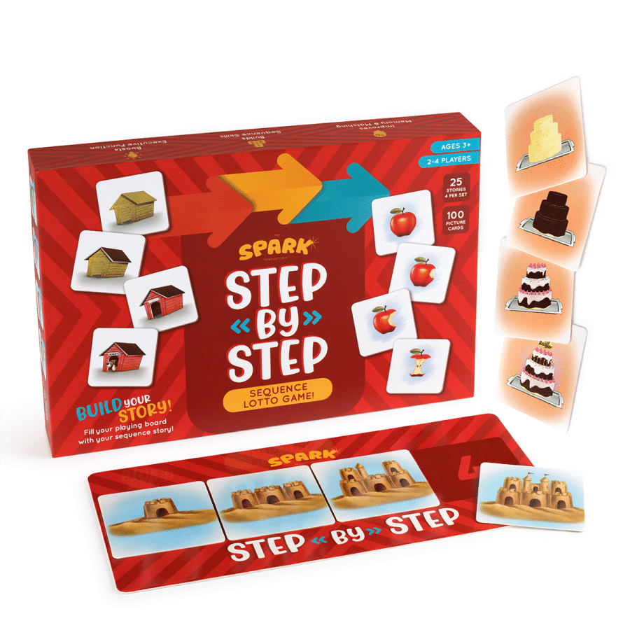 Spark Step By Step Sequence Lotto Game - Speech Corner