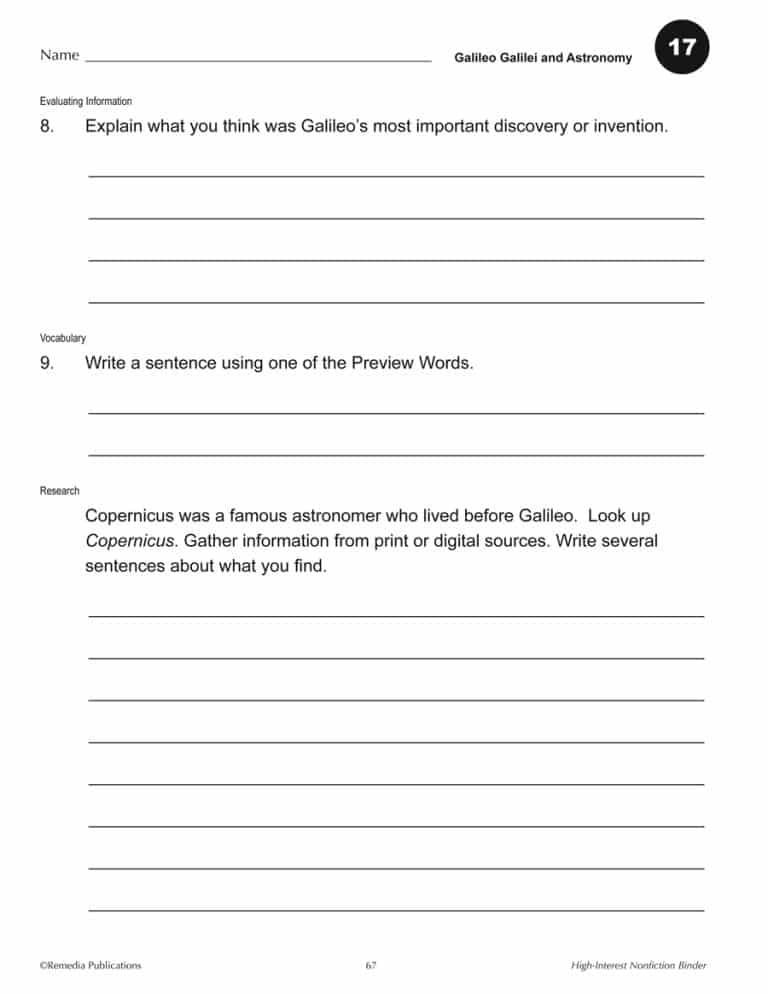 High-Interest Nonfiction Binder 1 - Speech Corner
