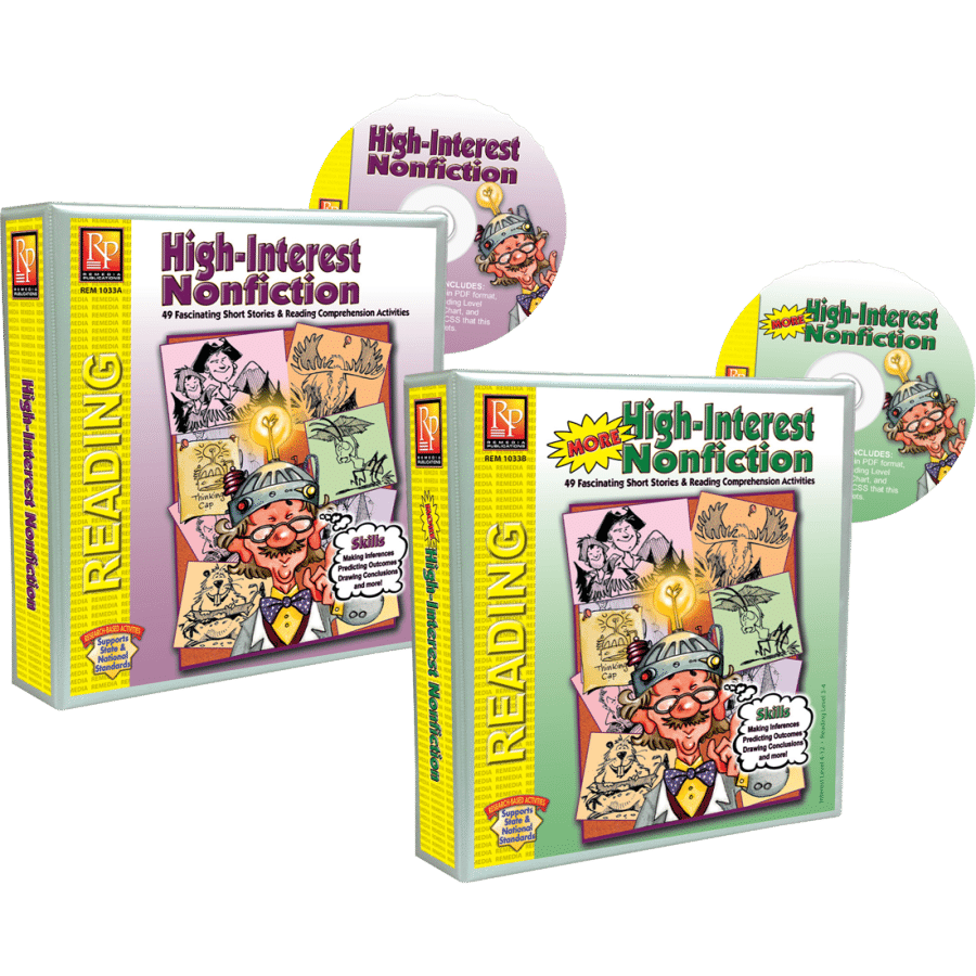 High-Interest Nonfiction Both Binders and CDs - Speech Corner