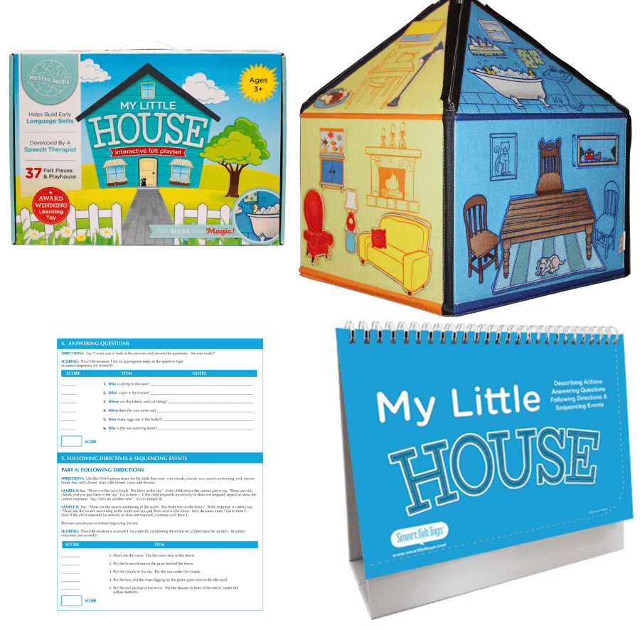 My Little House Felt Set & Language Screener - Speech Corner