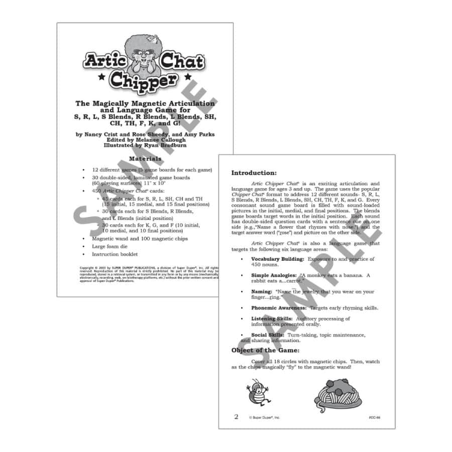 Artic Chipper Chat - Speech Corner