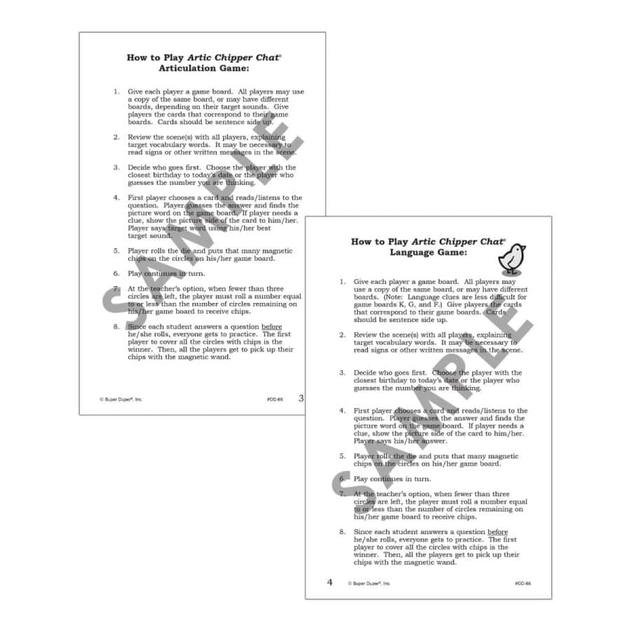 Artic Chipper Chat - Speech Corner