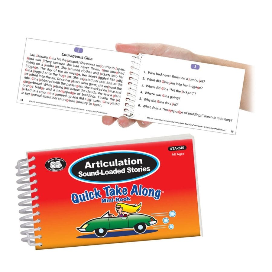 Articulation Sound-Loaded Stories Quick Take Along - Speech Corner