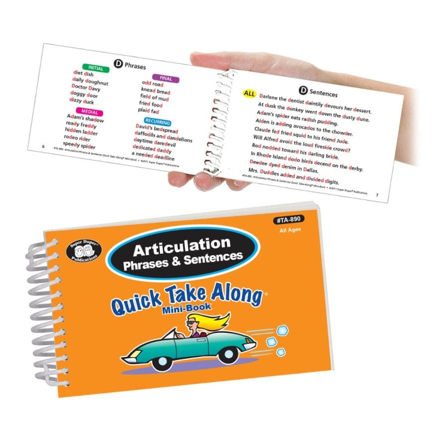 Articulation Phrases & Sentences Quick Take Along - Speech Corner
