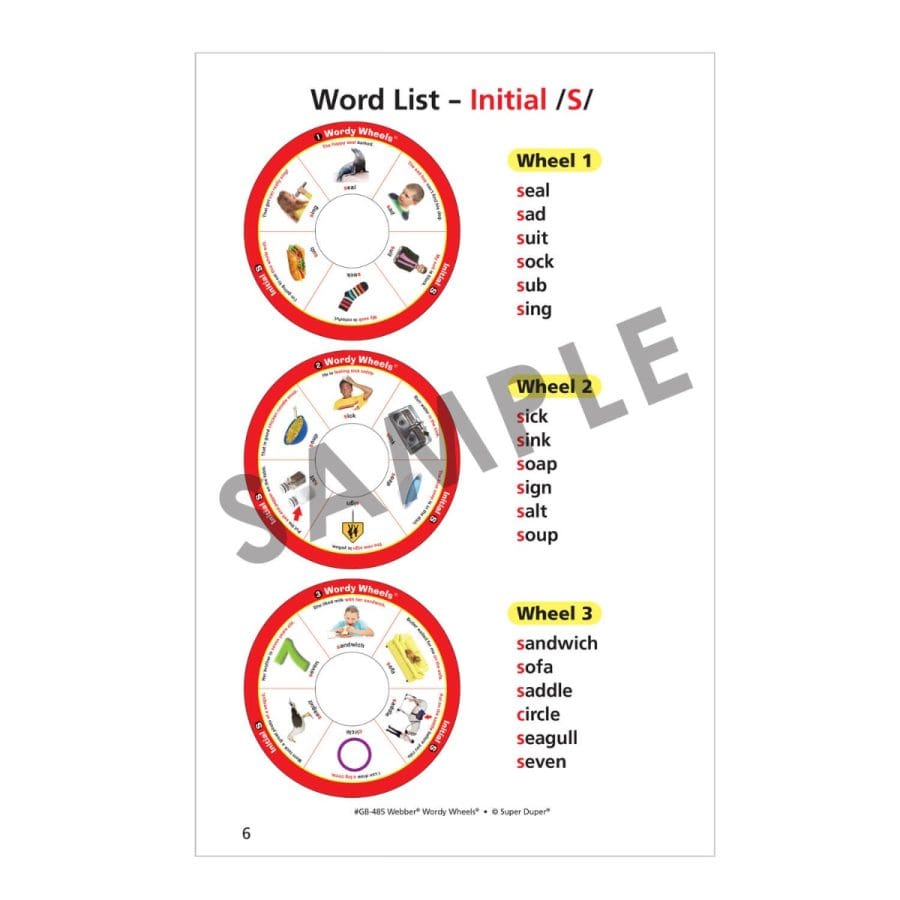 Webber Wordy Wheels Bundle - Speech Corner