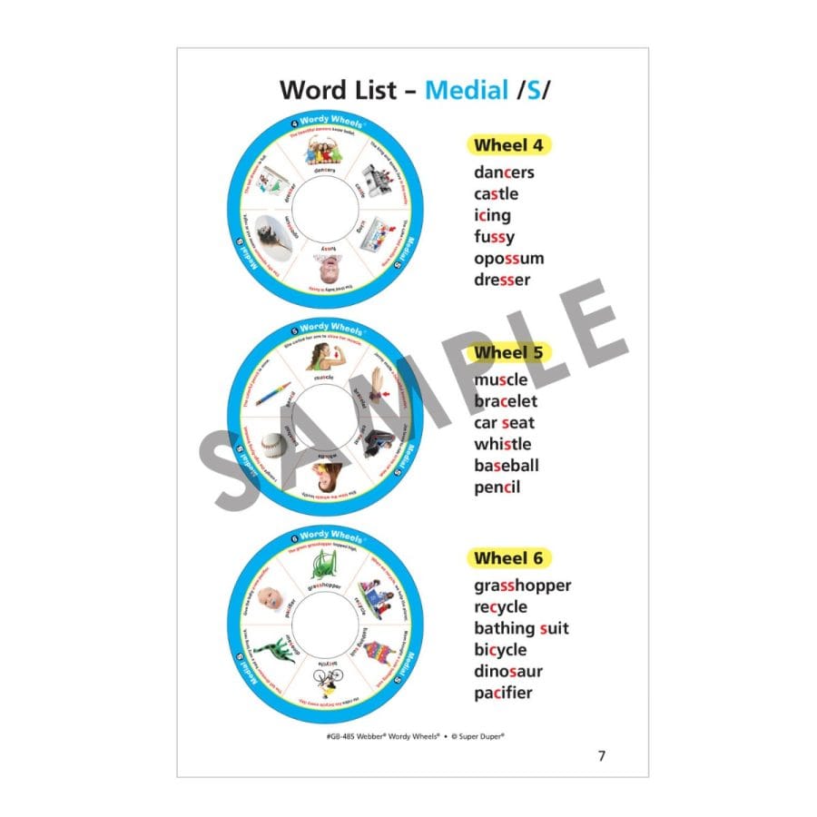 Webber Wordy Wheels Bundle - Speech Corner