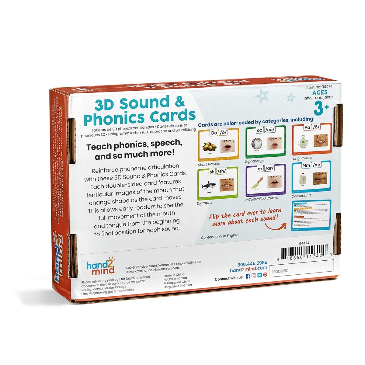 3D Sounds and Phonics Cards - Speech Corner