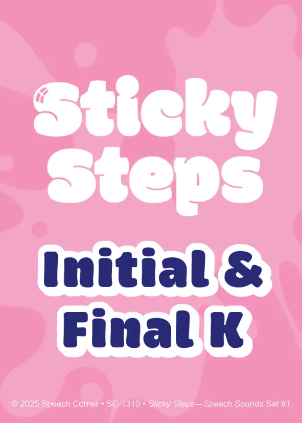 Sticky Steps Speech Sounds Set #1 - Speech Corner