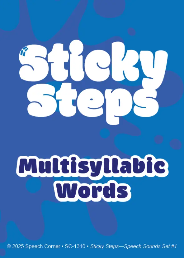 Sticky Steps Speech Sounds Set #1 - Speech Corner