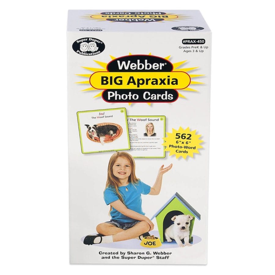 Webber Big Apraxia Photo Cards - Speech Corner