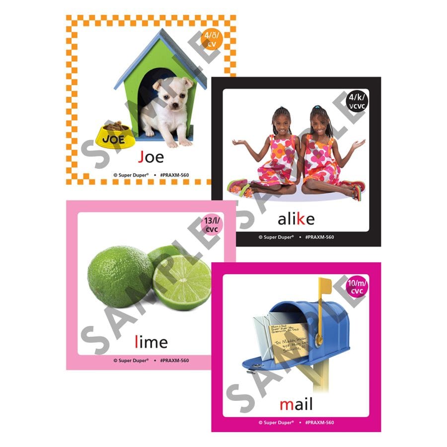 Webber Mini Apraxia Photo Cards - Speech Corner