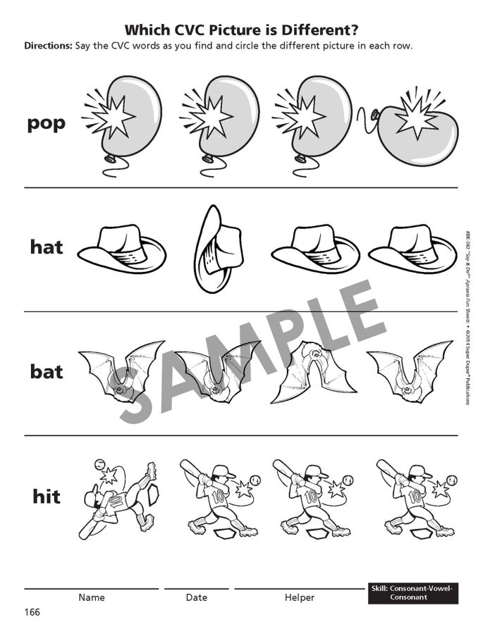 Say and Do Apraxia Fun Sheets - Speech Corner