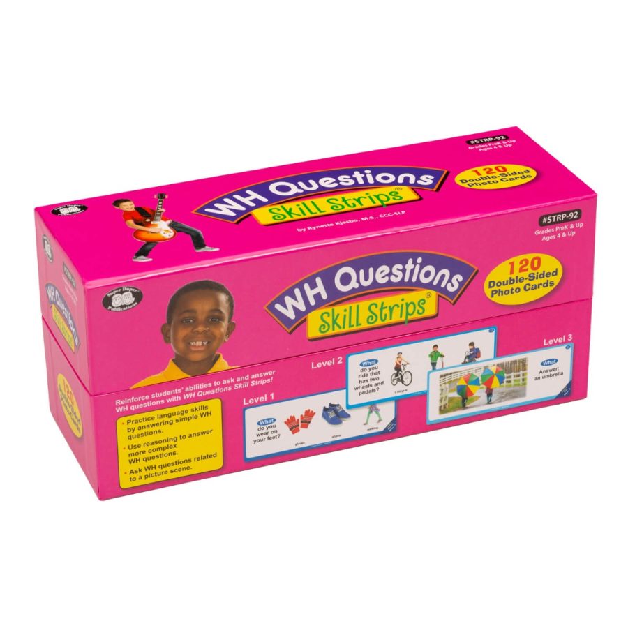 WH Questions Skill Strips - Speech Corner